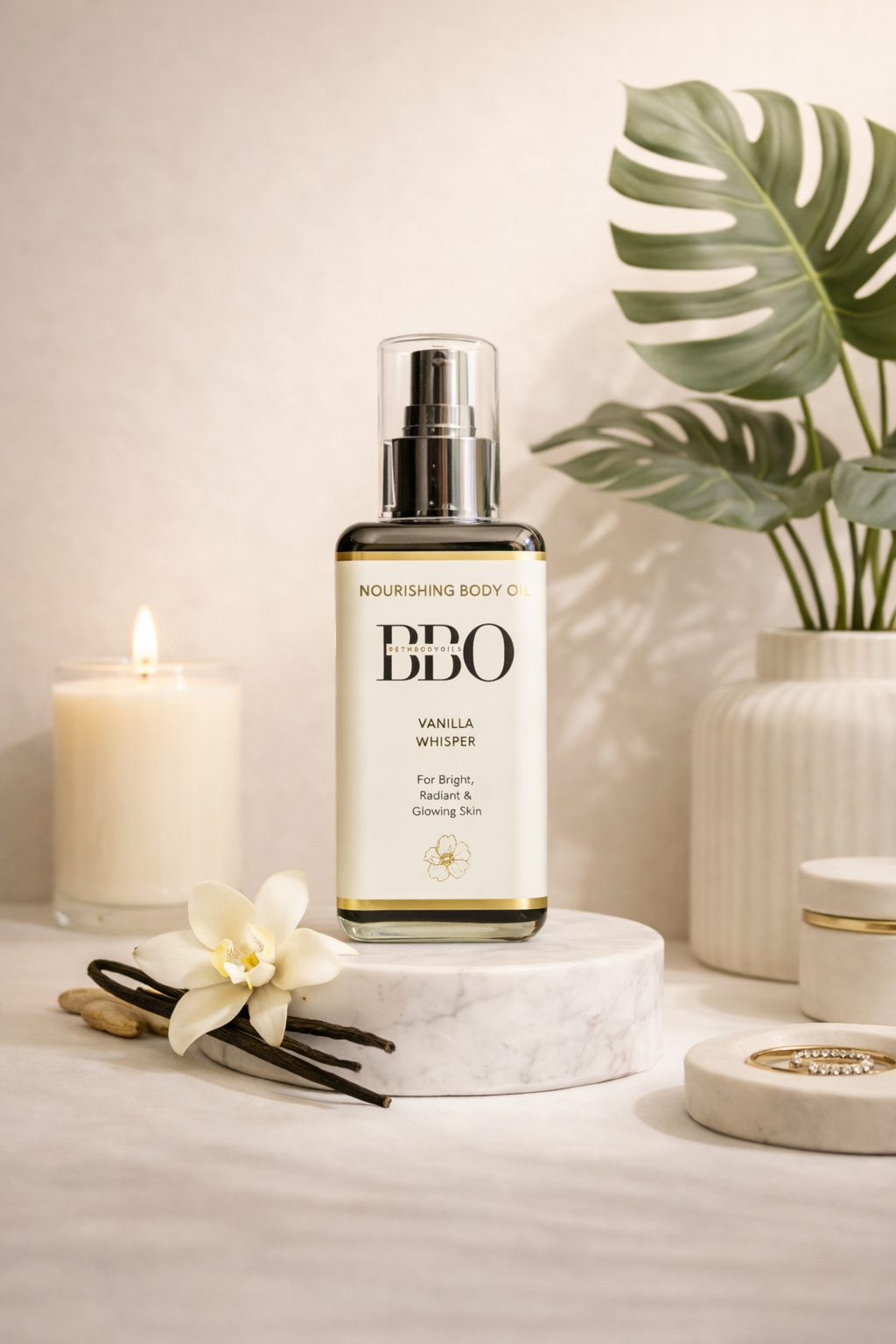 Scented Body Oil - Vanilla Whisper – Beth Body Oils